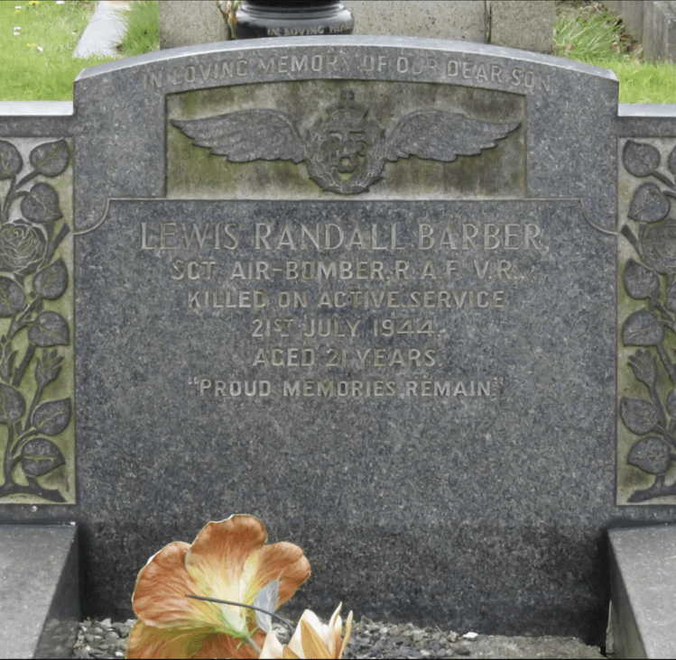 Remembering Lewis Randall Barber (1923 – 1944) – Brimington and Tapton ...